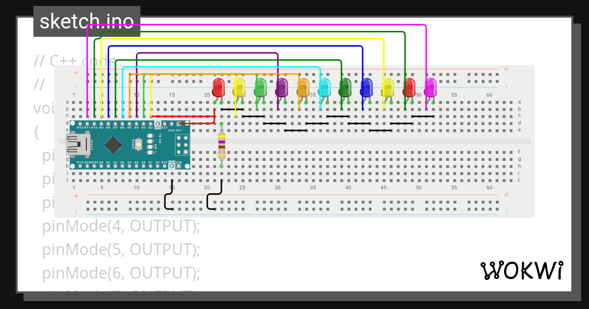 flip flop led - Wokwi ESP32, STM32, Arduino Simulator
