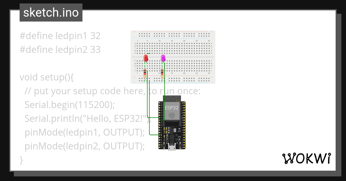 Lab1 - Wokwi ESP32, STM32, Arduino Simulator Lab1 - Wokwi ESP32, STM32, Arduino Simulator