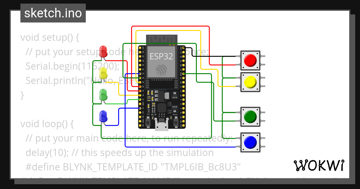 Wokwi - Online ESP32, STM32, Arduino Simulator
