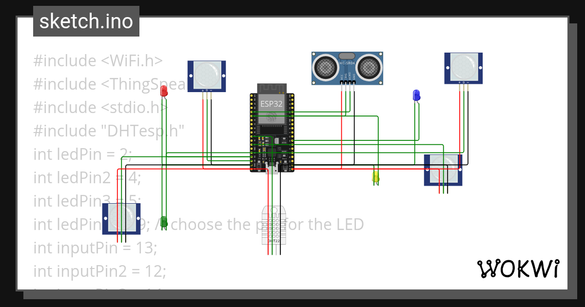 Hospital Monitoring - Wokwi ESP32, STM32, Arduino Simulator
