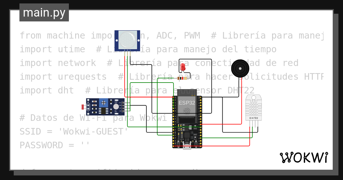 Led Nivel De Brillo Con Sensor De Luz Ambiental The Monster Wokwi Esp32 Stm32 Arduino Simulator 9712