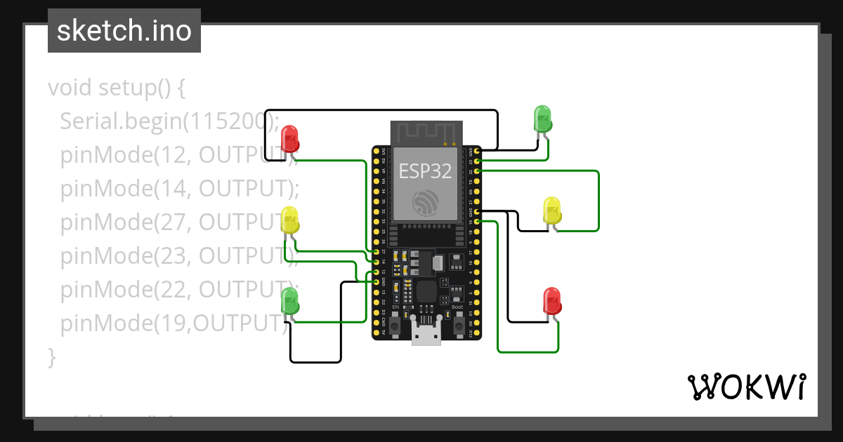 trafficlight - Wokwi ESP32, STM32, Arduino Simulator trafficlight - Wokwi ESP32, STM32, Arduino Simulator