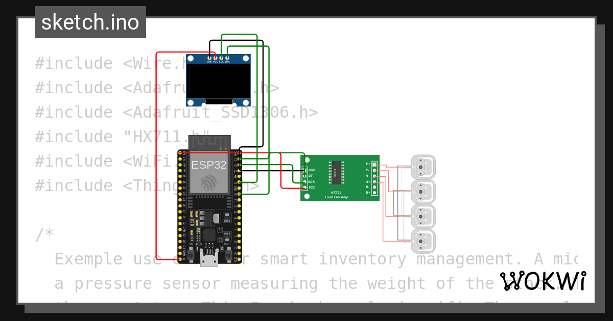 Use Case Smart Inventory Wokwi Esp32 Stm32 Arduino Simulator 8350