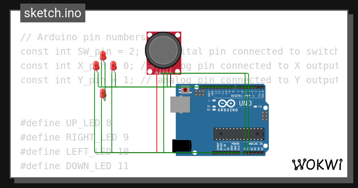 Jostick Led Wokwi Esp32 Stm32 Arduino Simulator 1431