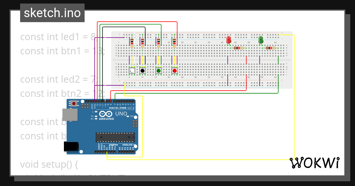 Breadboard Lamp Button Copy - Wokwi ESP32, STM32, Arduino Simulator