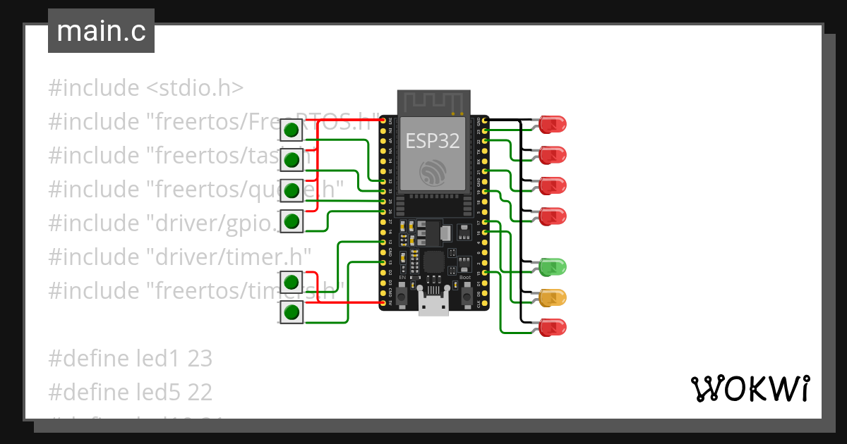Wokwi - Online ESP32, STM32, Arduino Simulator