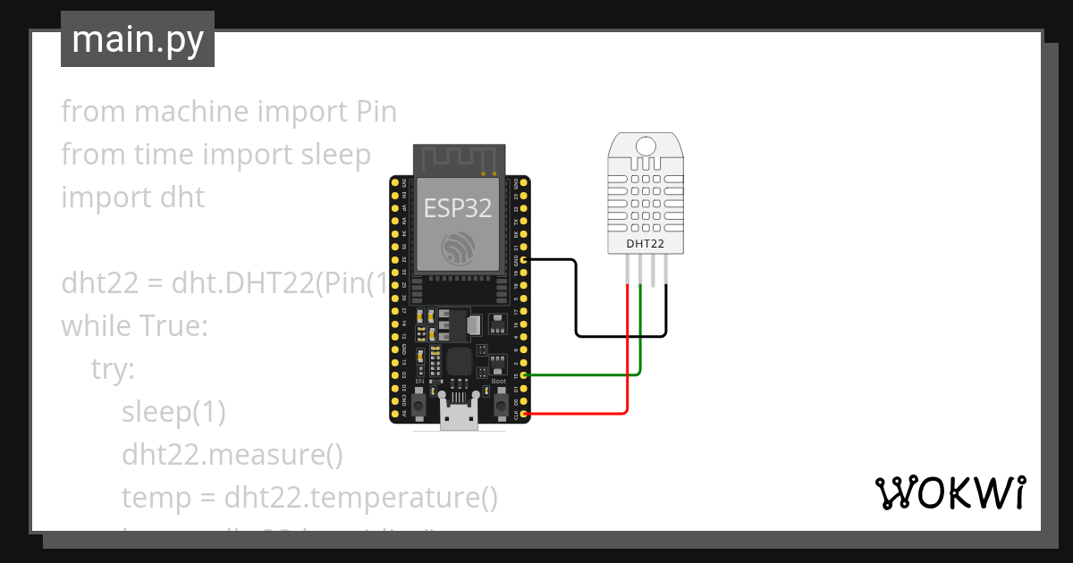 Praktik5(temperature) - Wokwi ESP32, STM32, Arduino Simulator