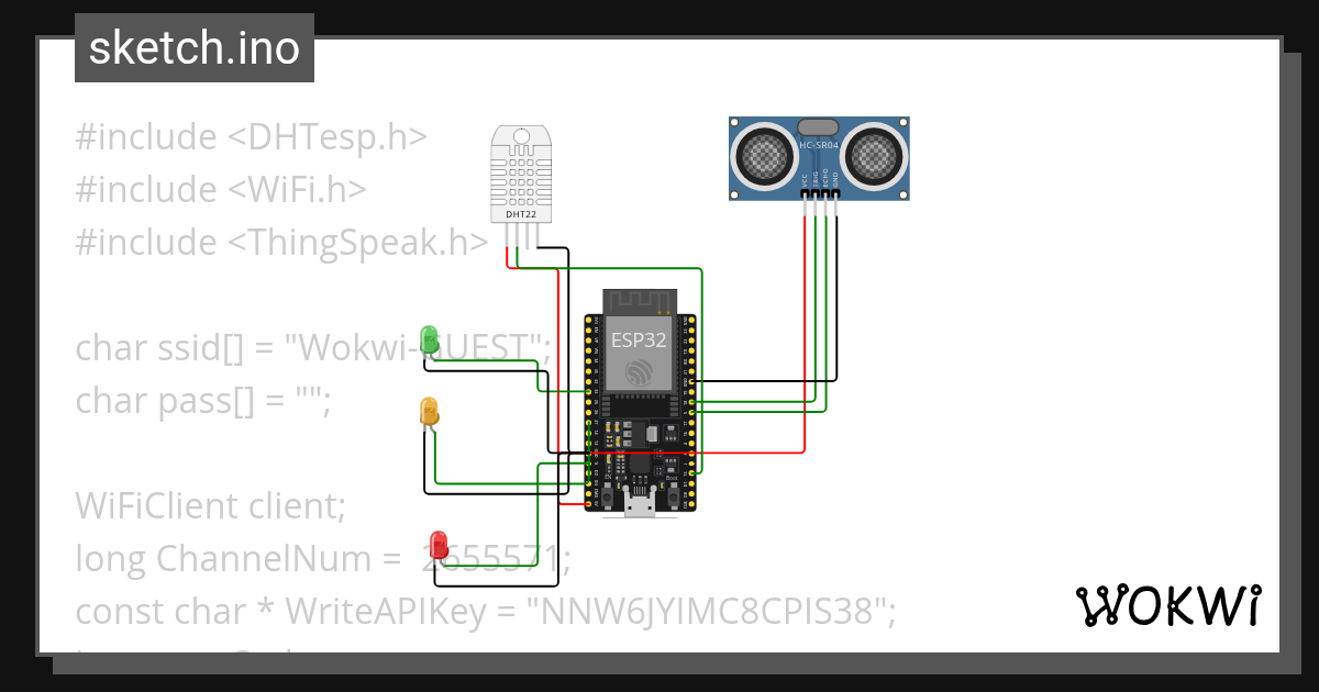 Task 8 - Wokwi ESP32, STM32, Arduino Simulator