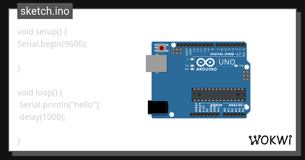 Uart Serial Monitor Wokwi Esp32 Stm32 Arduino Simulator 1602