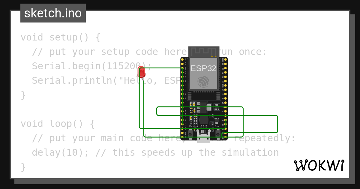 perojek pertama - Wokwi ESP32, STM32, Arduino Simulator perojek pertama - Wokwi ESP32, STM32, Arduino Simulator