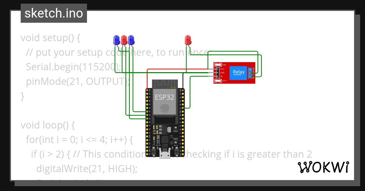 ESP32.TASK4 - Wokwi ESP32, STM32, Arduino Simulator