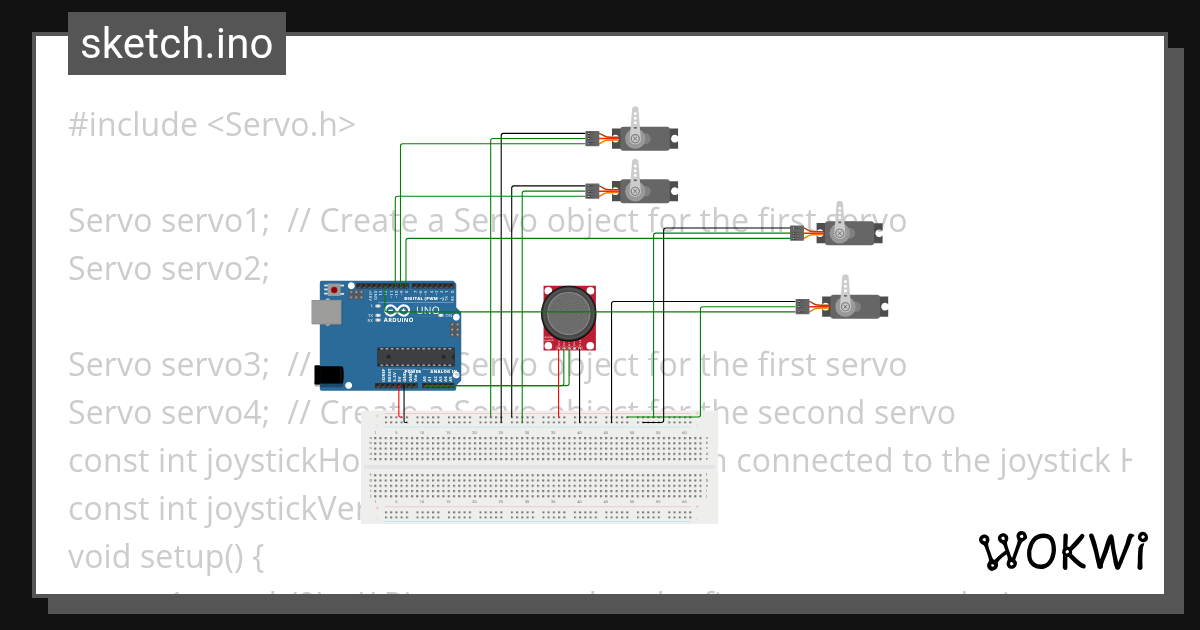 servo motor coNtrol by IR SENSOR Copy (2) - Wokwi ESP32, STM32, Arduino Simulator
