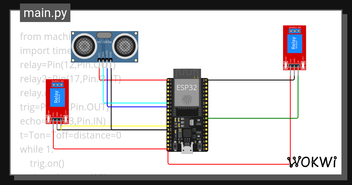 esp1 - Wokwi ESP32, STM32, Arduino Simulator
