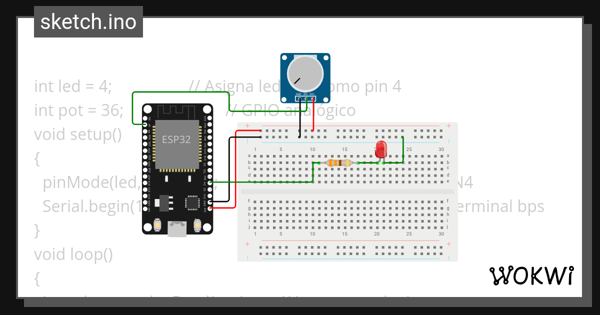 Lab Ejercicio 4 Wokwi Esp32 Stm32 Arduino Simulator 1580