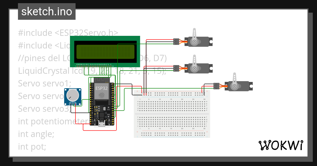 Servo - Wokwi ESP32, STM32, Arduino Simulator