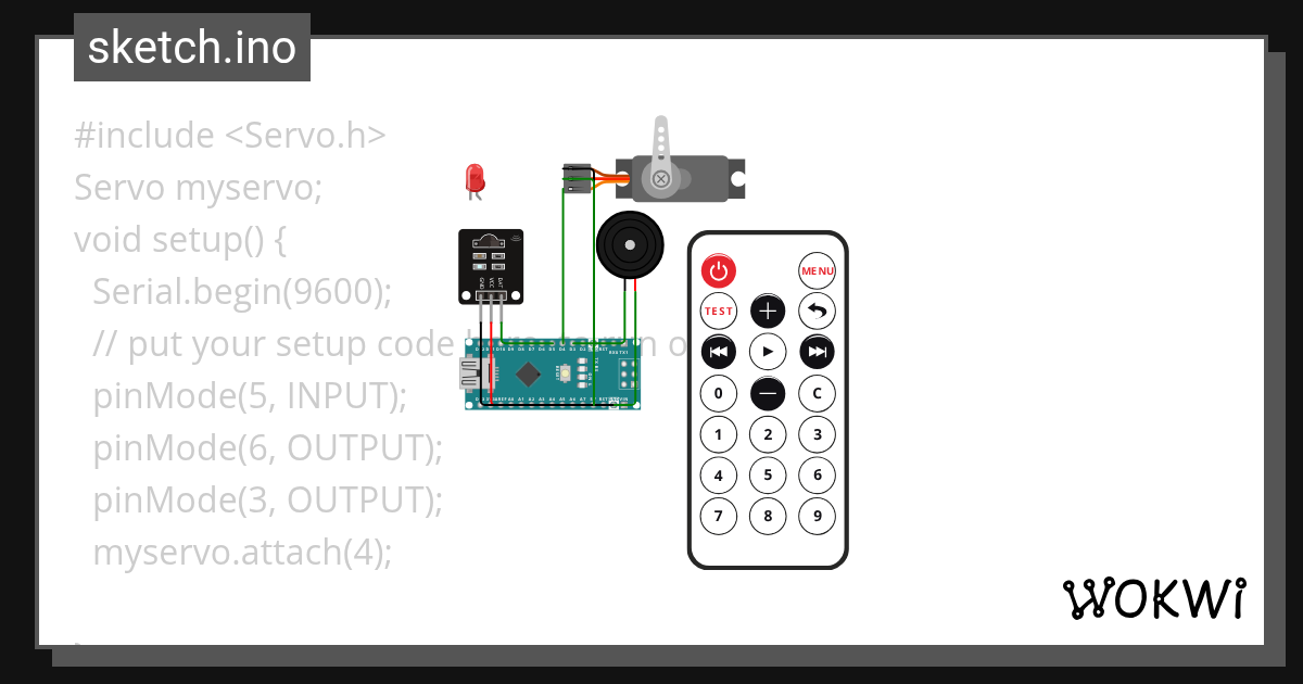 avjr-door-system - Wokwi ESP32, STM32, Arduino Simulator