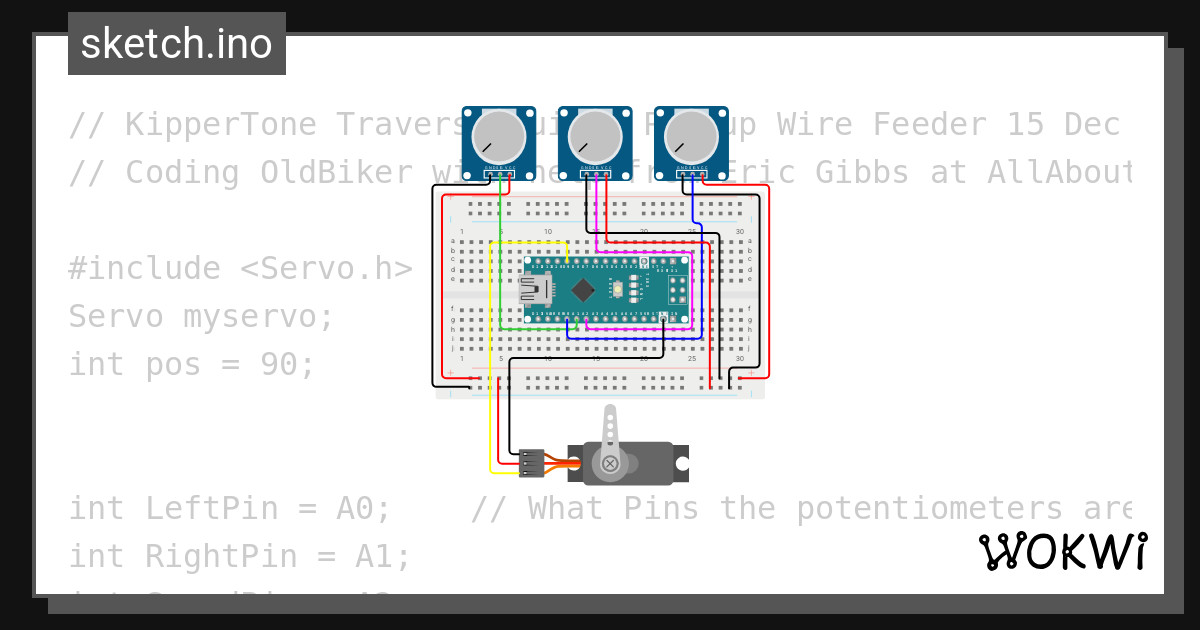 Wire Traverse Feeder New Wokwi Esp32 Stm32 Arduino Simulator 5678