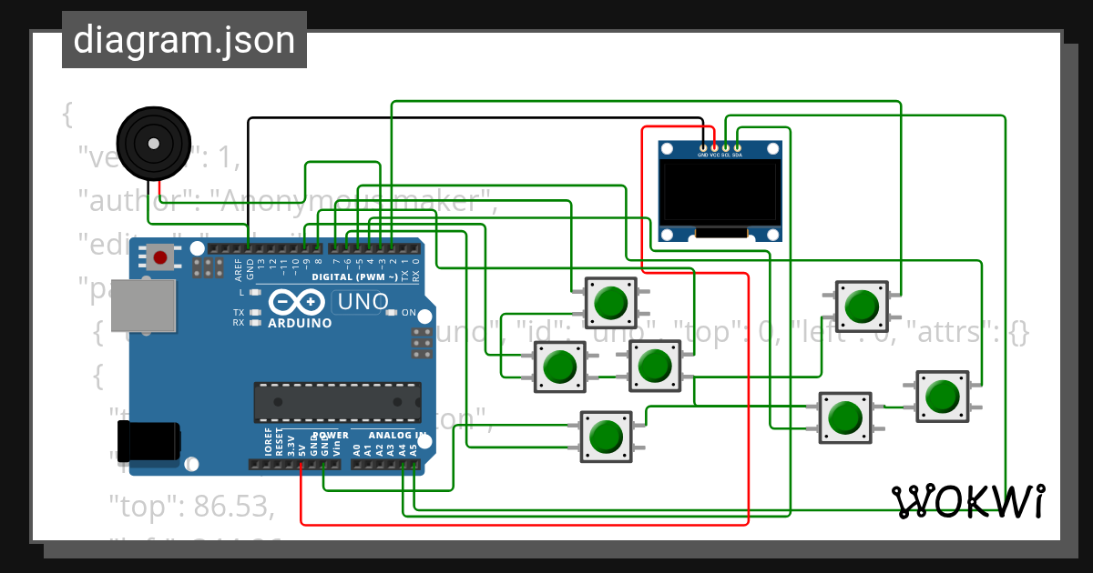 arduino gaming console Copy - Wokwi ESP32, STM32, Arduino Simulator