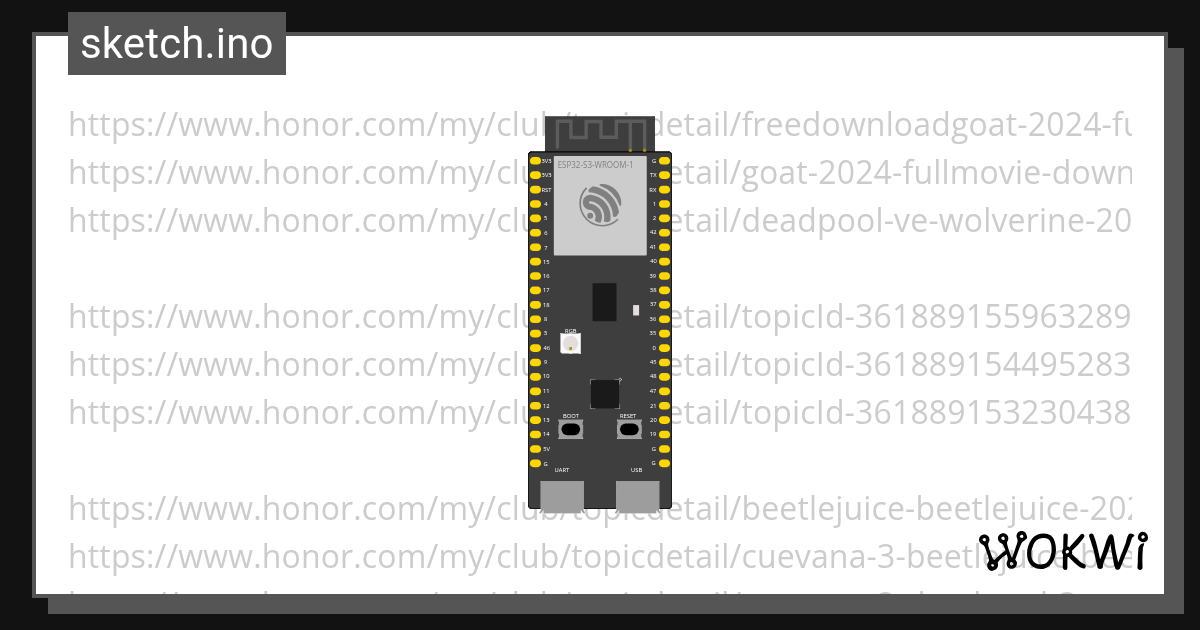 Wokwi - Online ESP32, STM32, Arduino Simulator
