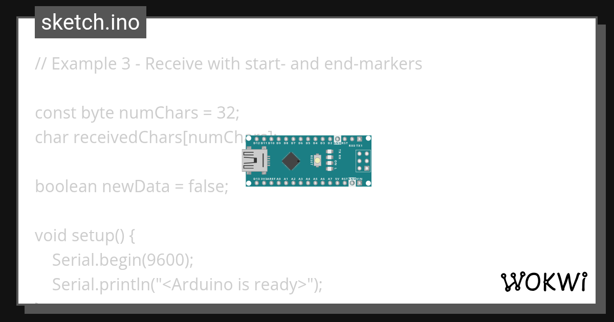 Serial communication 1 - Wokwi ESP32, STM32, Arduino Simulator