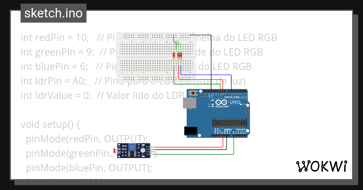 Sensor De Luz Wokwi Esp32 Stm32 Arduino Simulator 1752