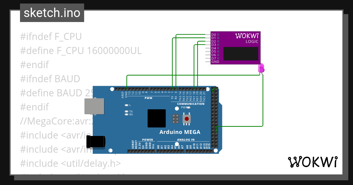 Test multi-serial - Wokwi ESP32, STM32, Arduino Simulator