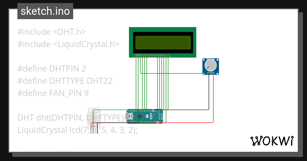 Fan Control Wokwi Esp32 Stm32 Arduino Simulator 