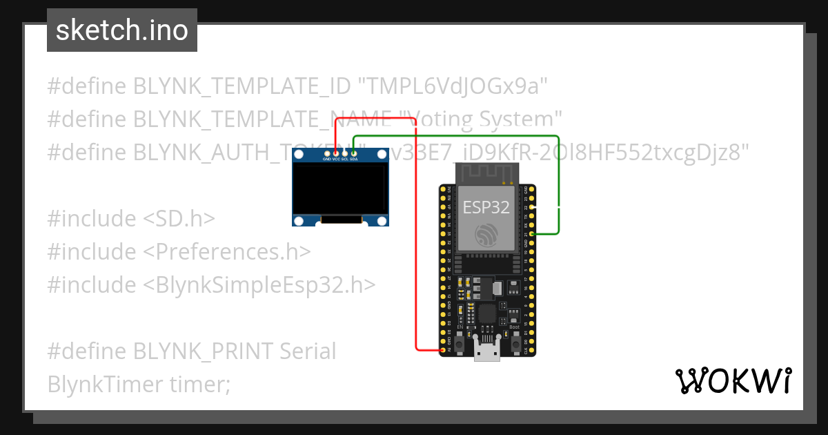 Voting 1.1 - Wokwi ESP32, STM32, Arduino Simulator