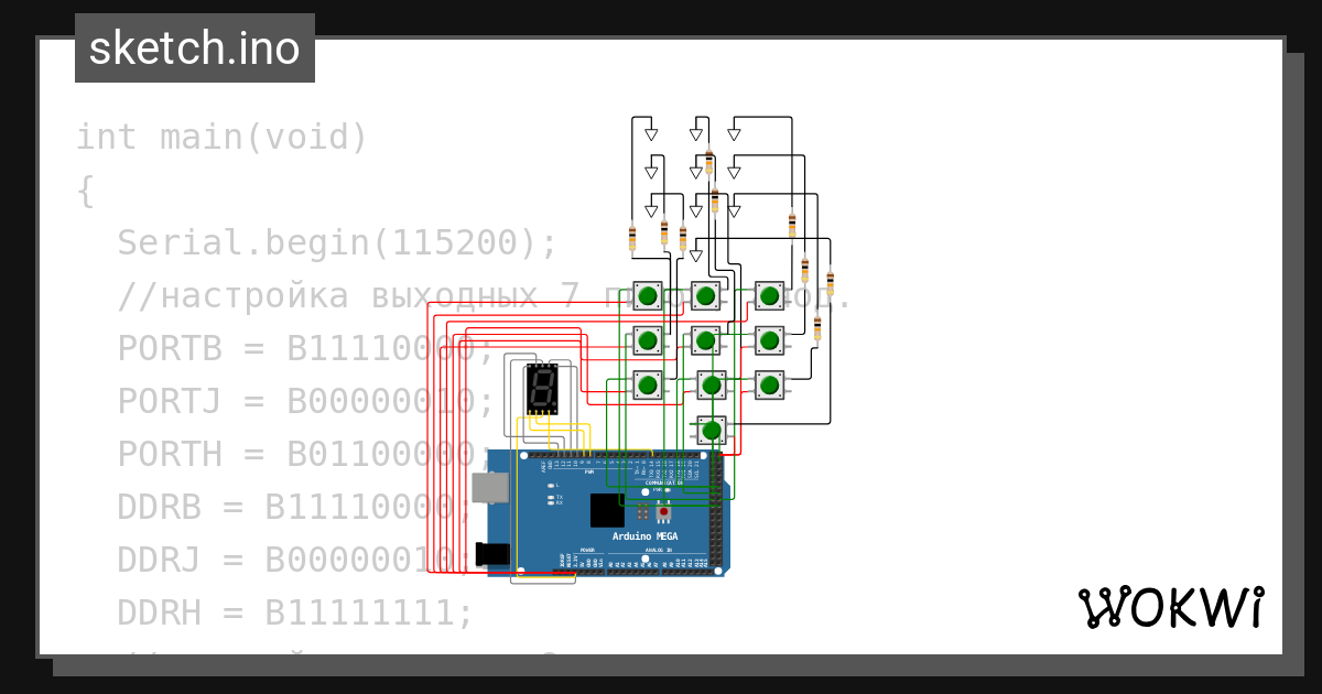 M1 Wokwi Esp32 Stm32 Arduino Simulator