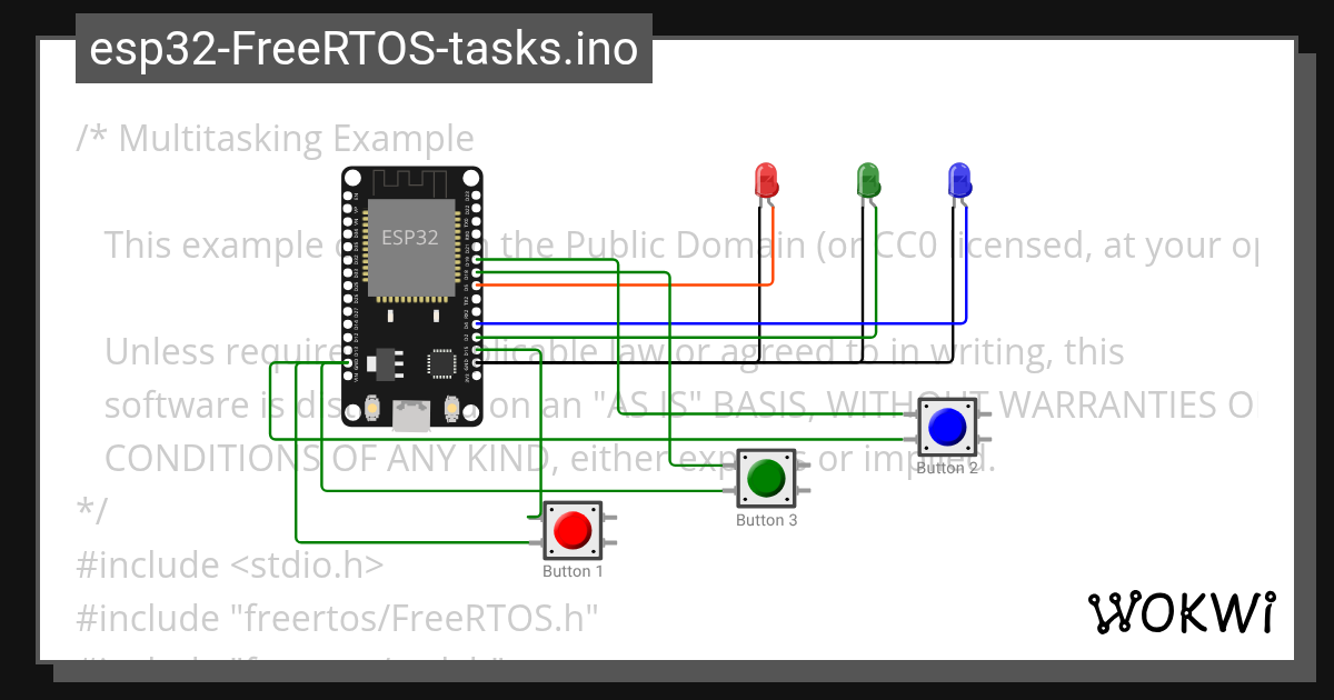 Wokwi - Online ESP32, STM32, Arduino Simulator