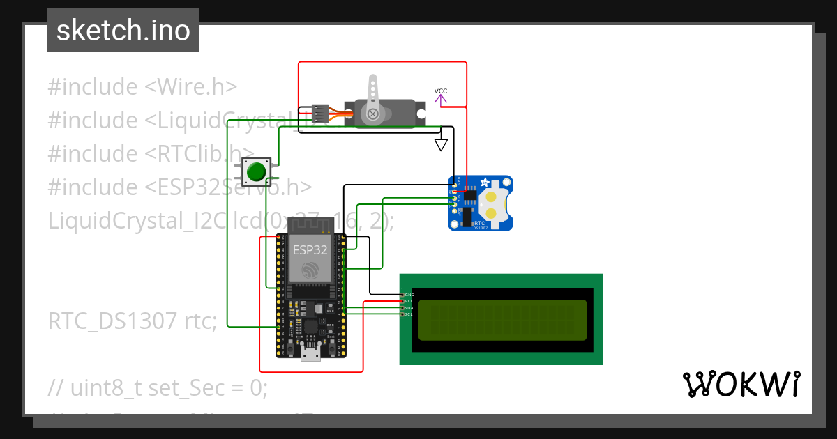 RTC 2 - Wokwi ESP32, STM32, Arduino Simulator