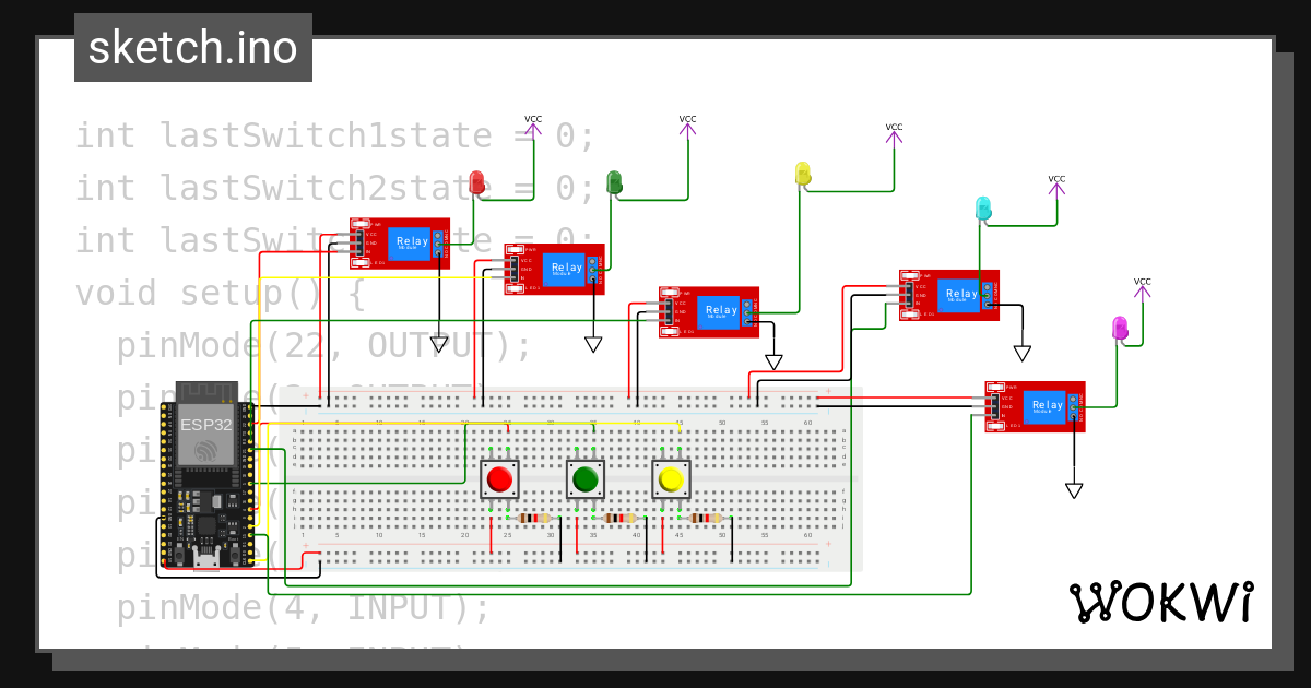 สอบปลายภาค Wokwi Esp32 Stm32 Arduino Simulator 2860