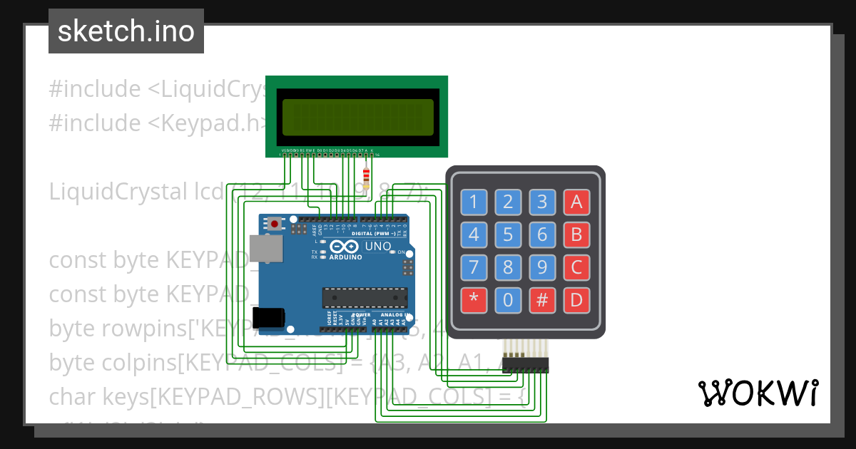 Calculator Wokwi Esp32 Stm32 Arduino Simulator 
