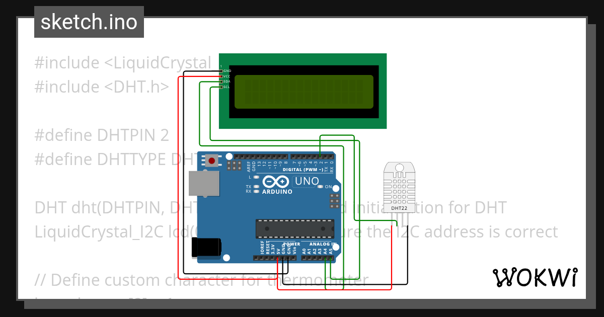 dht sensor Copy - Wokwi ESP32, STM32, Arduino Simulator