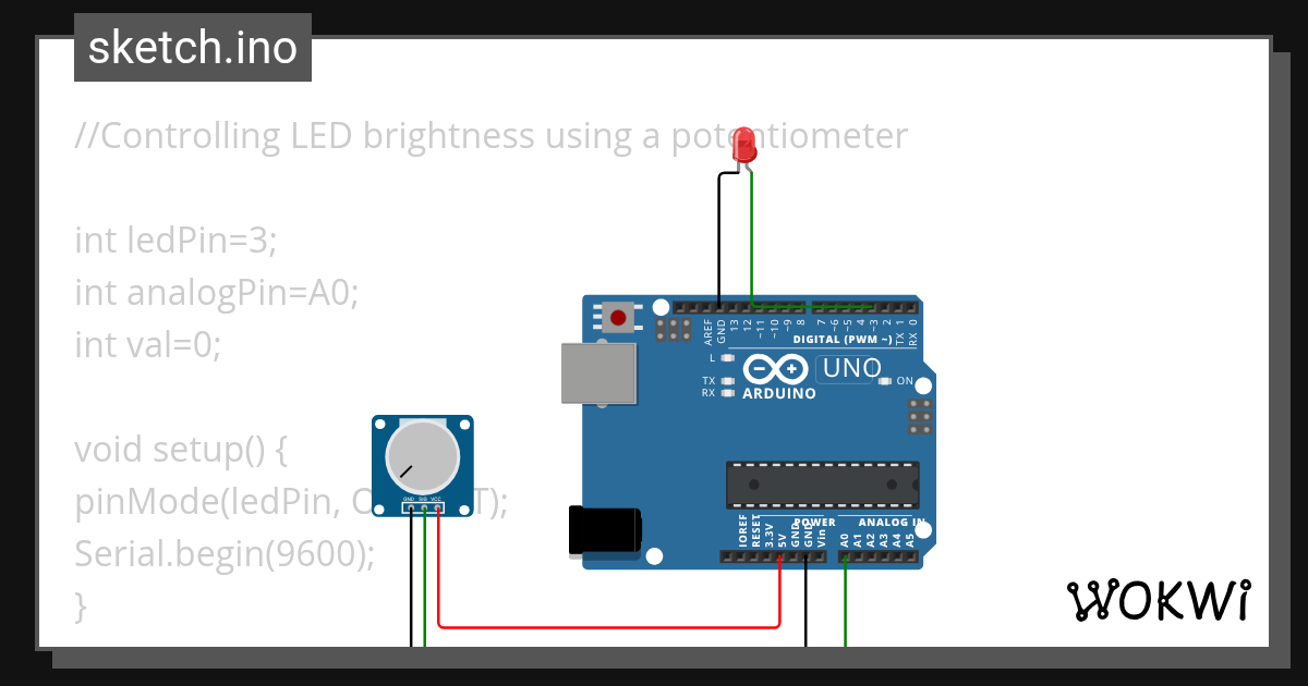 Led With Potentiometer Copy Wokwi Esp32 Stm32 Arduino Simulator