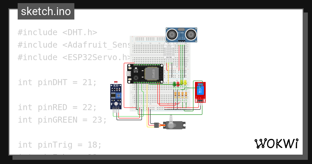 11sensordeluzestufa Wokwi Esp32 Stm32 Arduino Simulator 