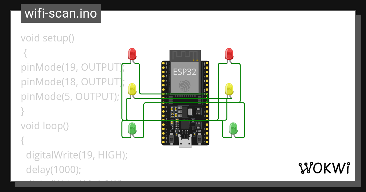 Trafficlight Wokwi Esp32 Stm32 Arduino Simulator 9655