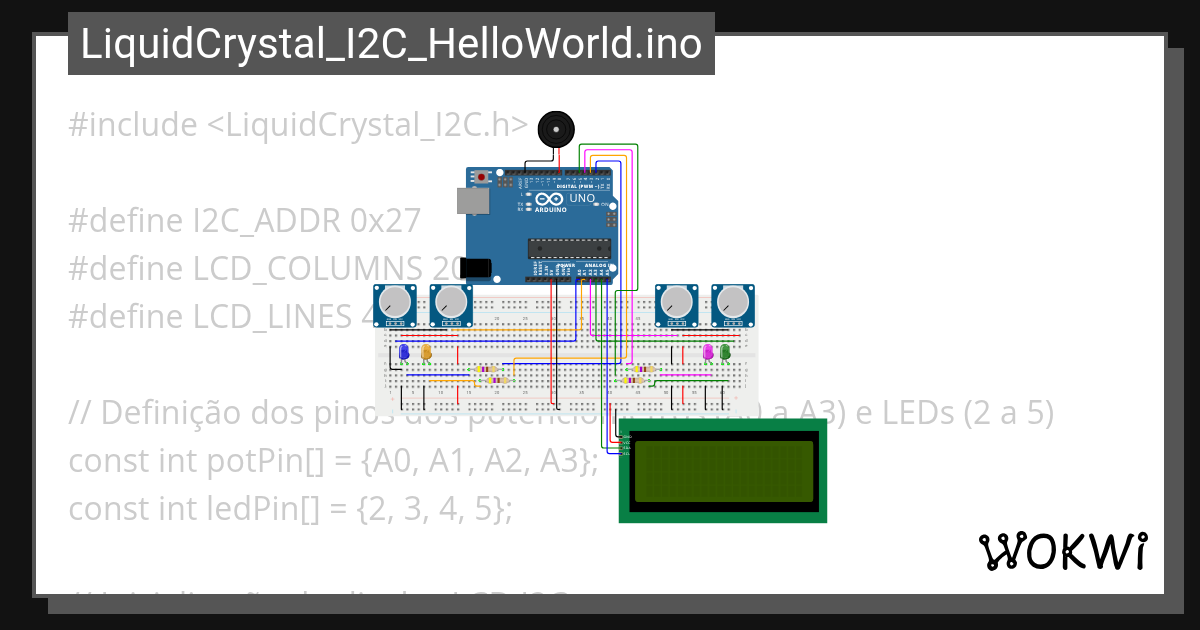 Projeto 3 Wokwi Esp32 Stm32 Arduino Simulator 