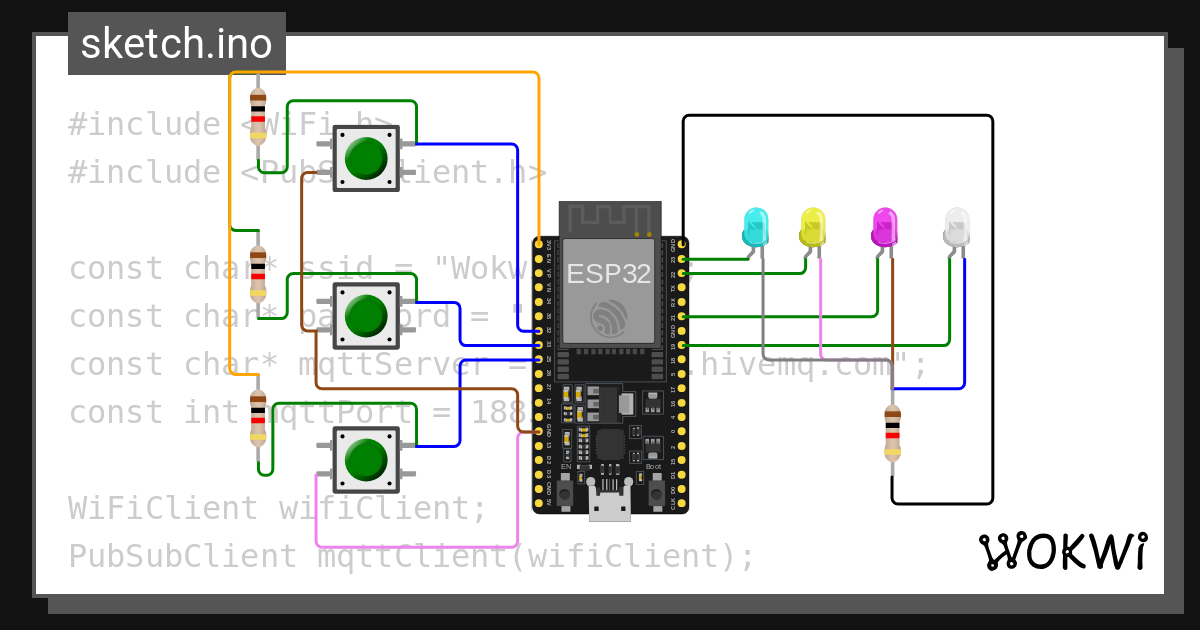234 Wokwi Esp32 Stm32 Arduino Simulator