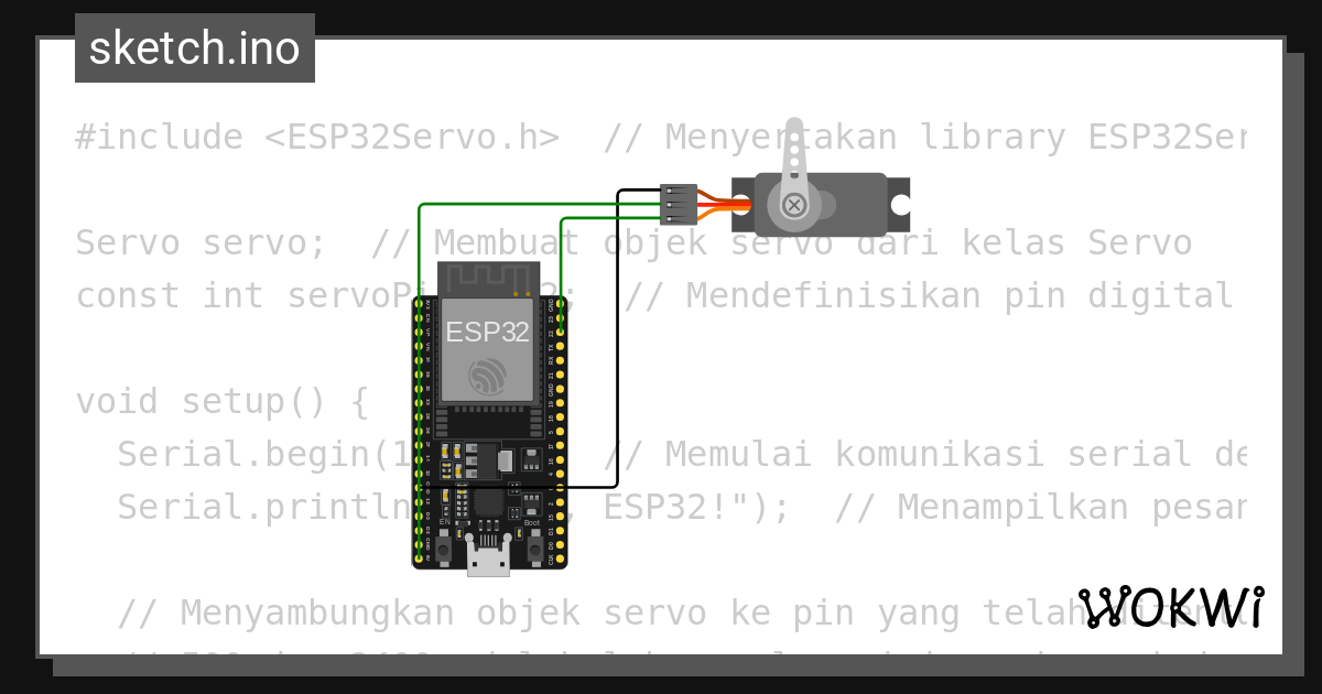 Servo Wokwi Esp32 Stm32 Arduino Simulator 1882
