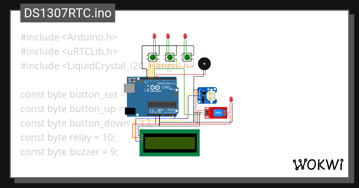 Ds1307 Rtc Arduino Uno Copy Wokwi Esp32 Stm32 Arduino Simulator 1524