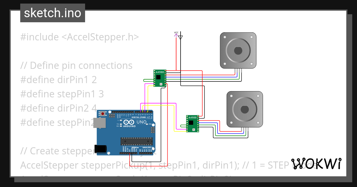 Pickup-Winder - Wokwi ESP32, STM32, Arduino Simulator