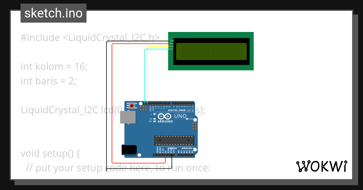 latihan 4 - Wokwi ESP32, STM32, Arduino Simulator