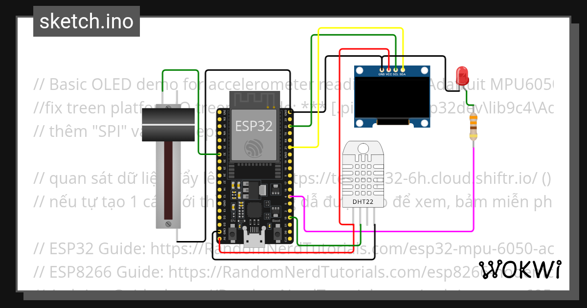 Wokwi - Online ESP32, STM32, Arduino Simulator
