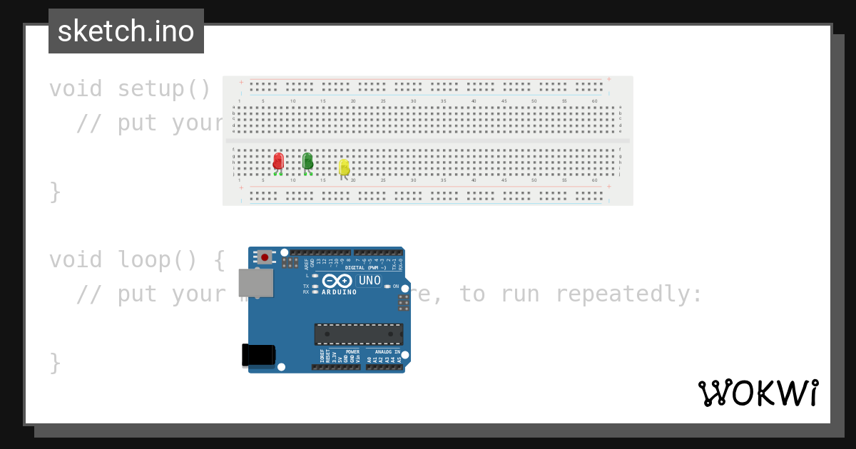 Lampu Lalulintas Wokwi Esp32 Stm32 Arduino Simulator