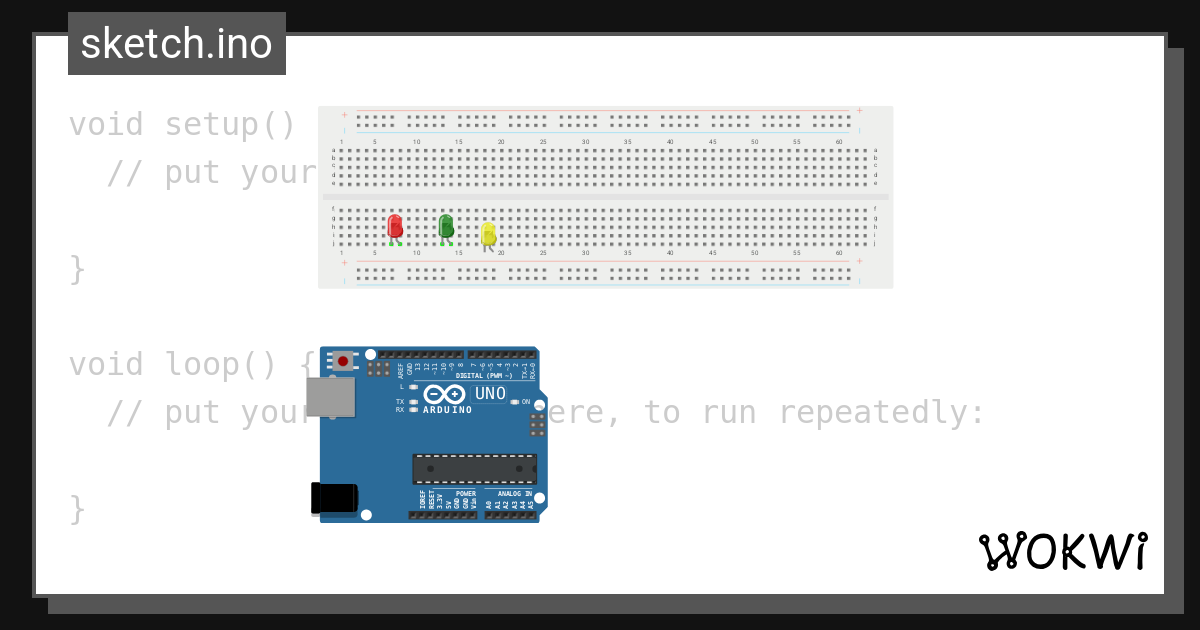 Lampu Lalulintas Wokwi Esp32 Stm32 Arduino Simulator