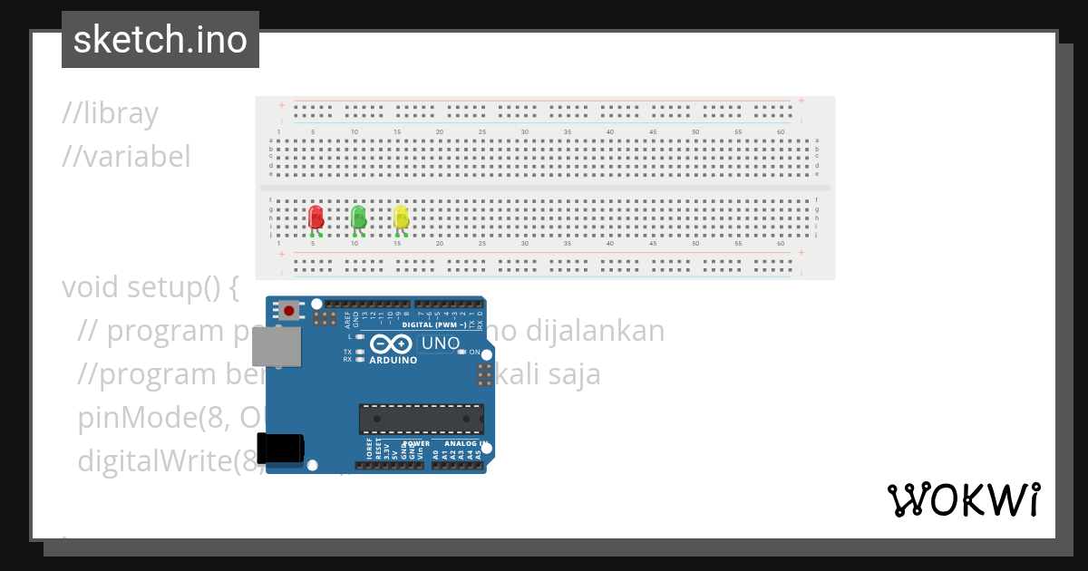 LAMPU LALU LINTAS ALDOPUTI - Wokwi ESP32, STM32, Arduino Simulator