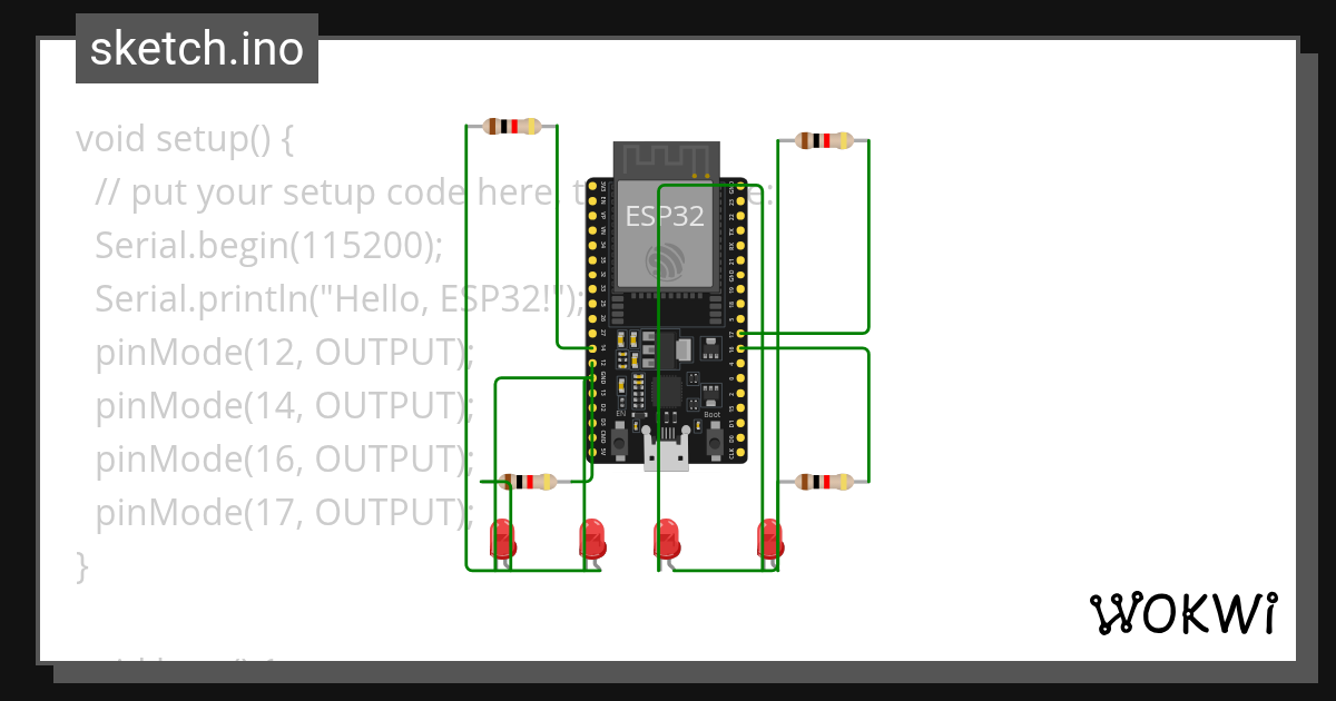 Latihan 2 Wokwi Esp32 Stm32 Arduino Simulator 1835