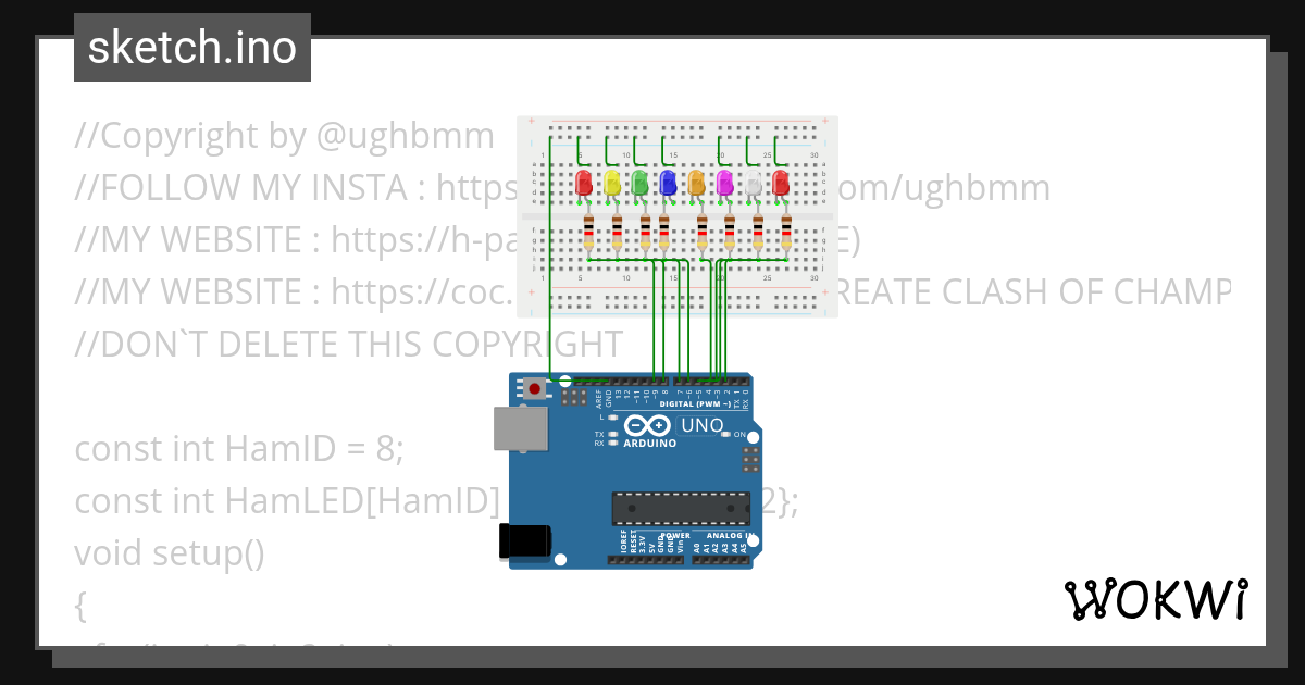 Array Wokwi Esp32 Stm32 Arduino Simulator 