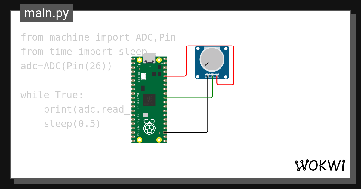 Pico Analog Wokwi Esp32 Stm32 Arduino Simulator